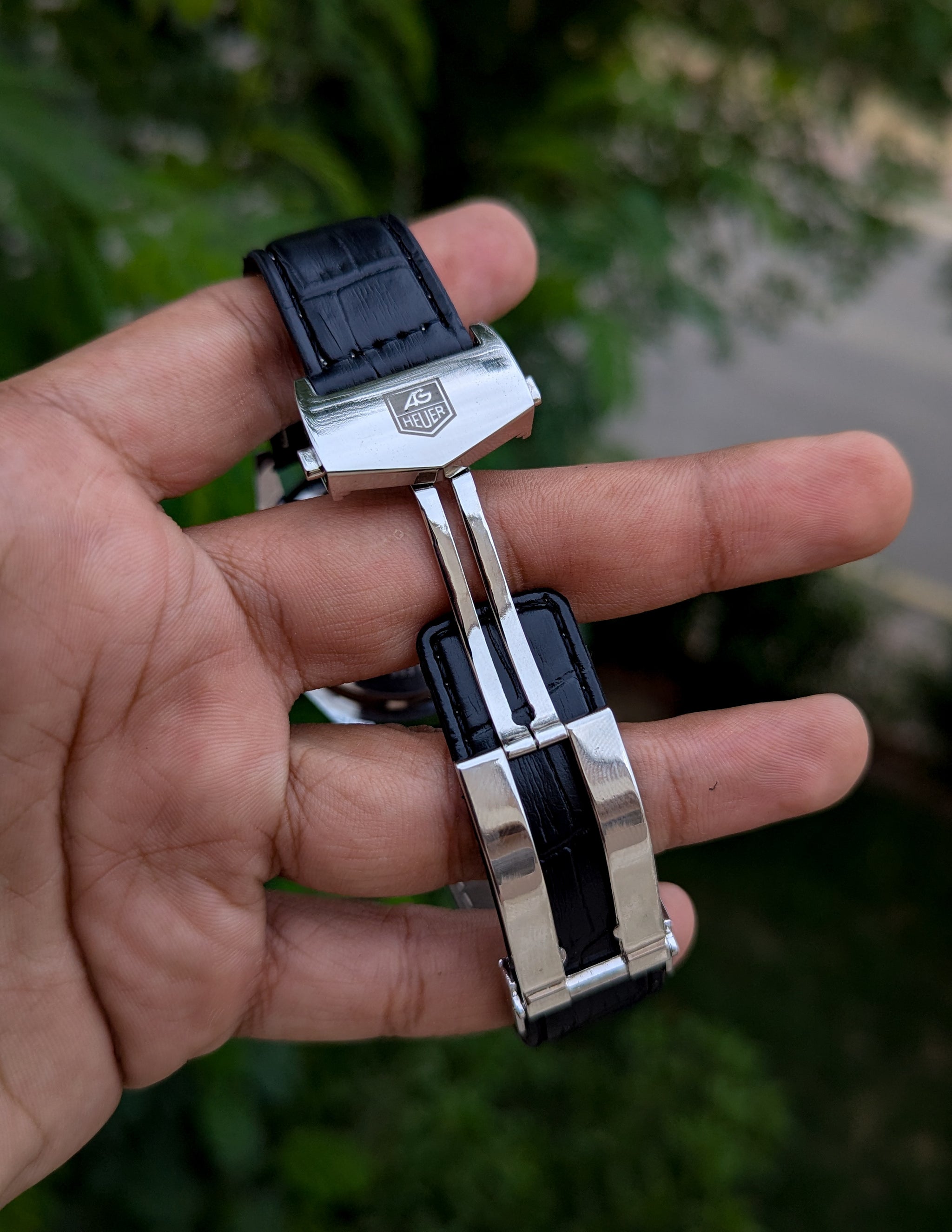 Tag Heuer Calibre 5 Leather Strap Watch – JACK WATCHES